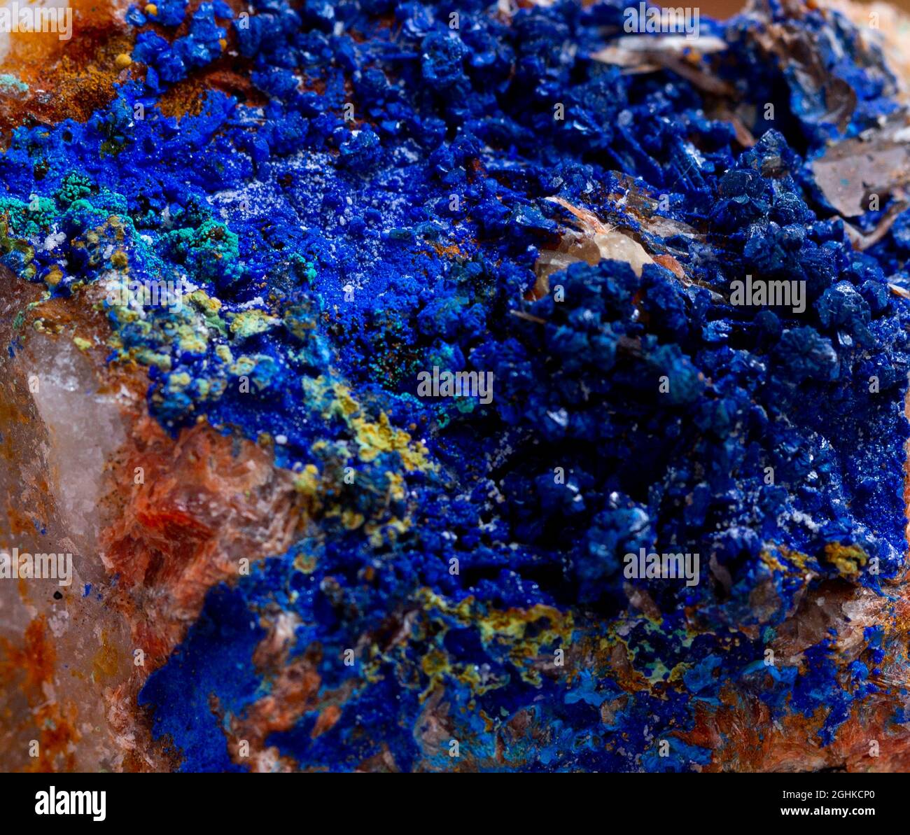 Light blue azurite hi-res stock photography and images - Alamy