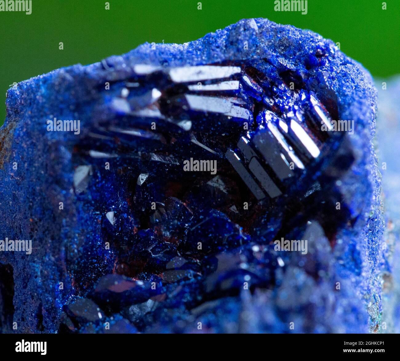 azurite mineral specimen stone rock geology gem crystal Stock Photo - Alamy