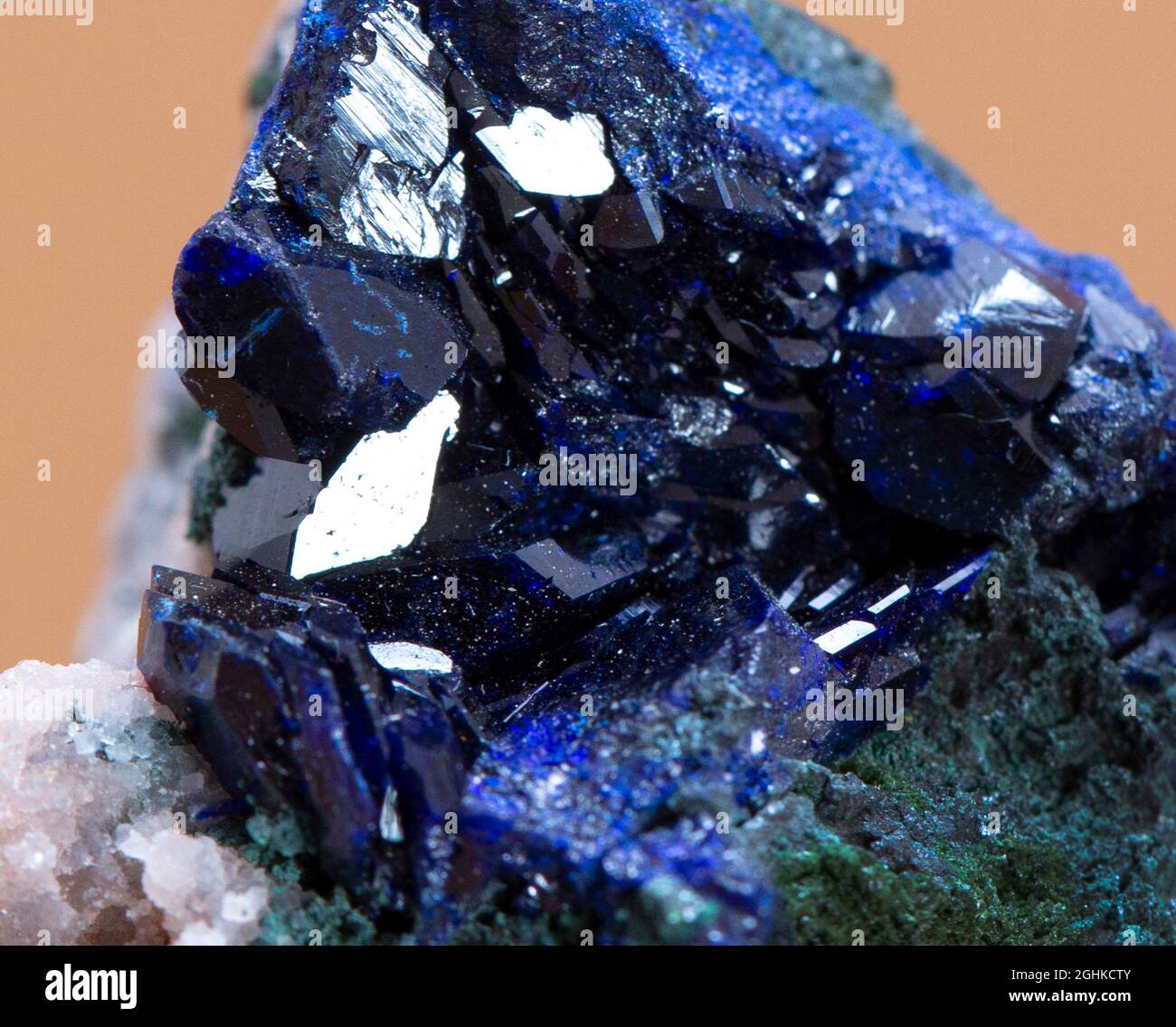 azurite mineral specimen stone rock geology gem crystal Stock Photo - Alamy