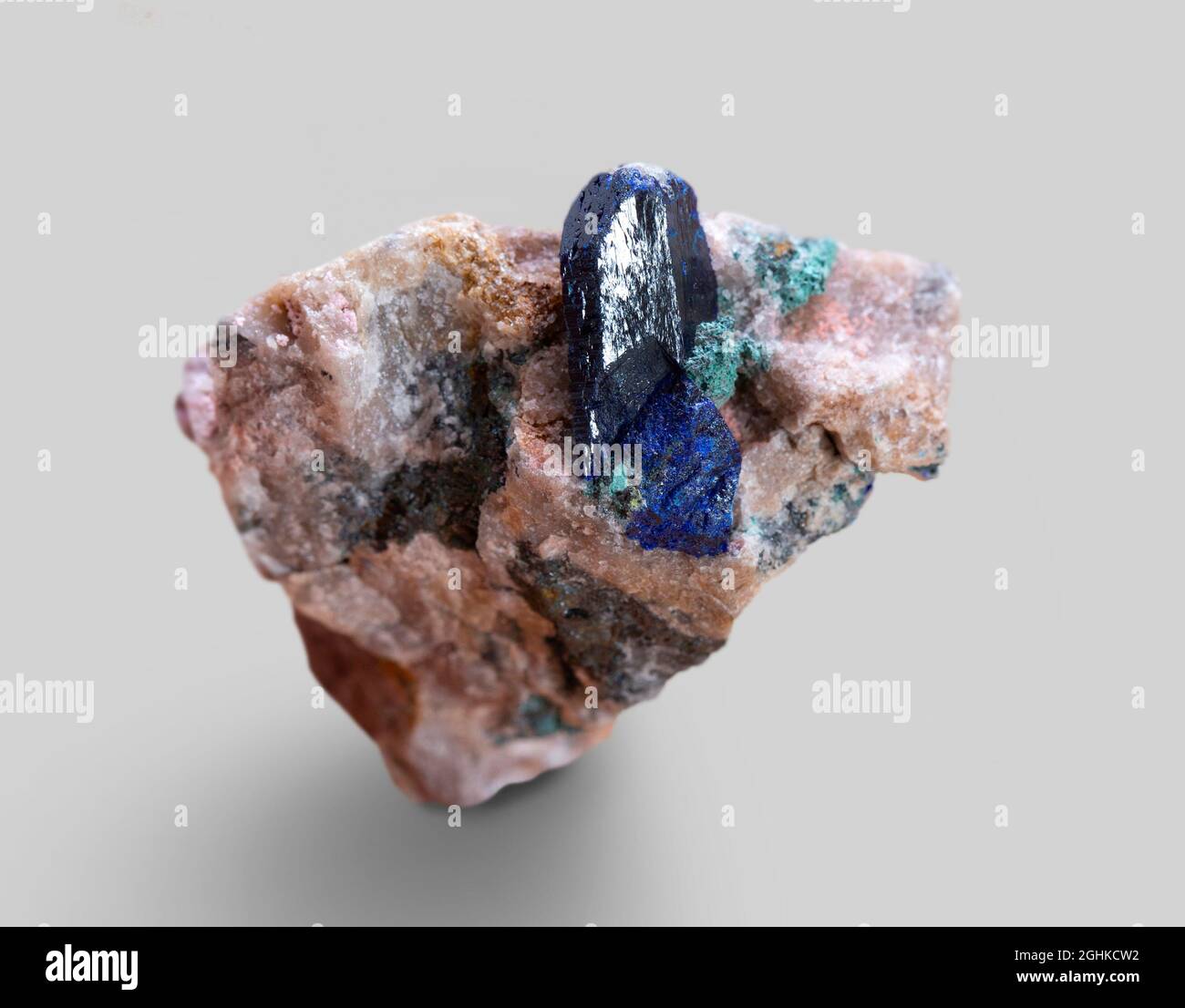 azurite mineral specimen stone rock geology gem crystal Stock Photo - Alamy