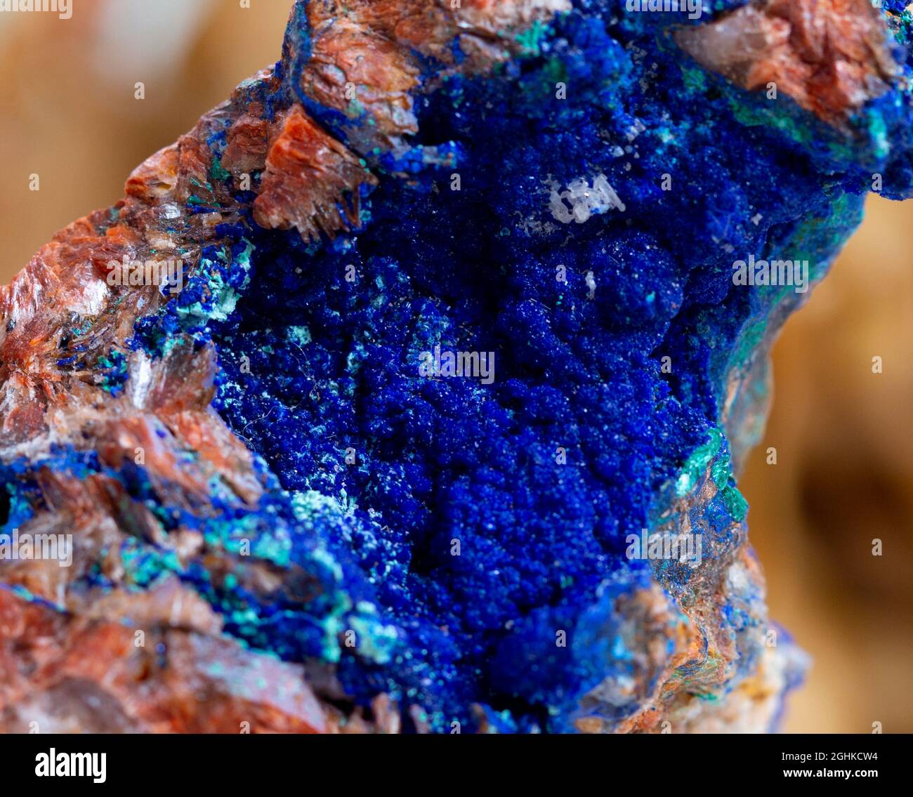azurite mineral specimen stone rock geology gem crystal Stock Photo - Alamy