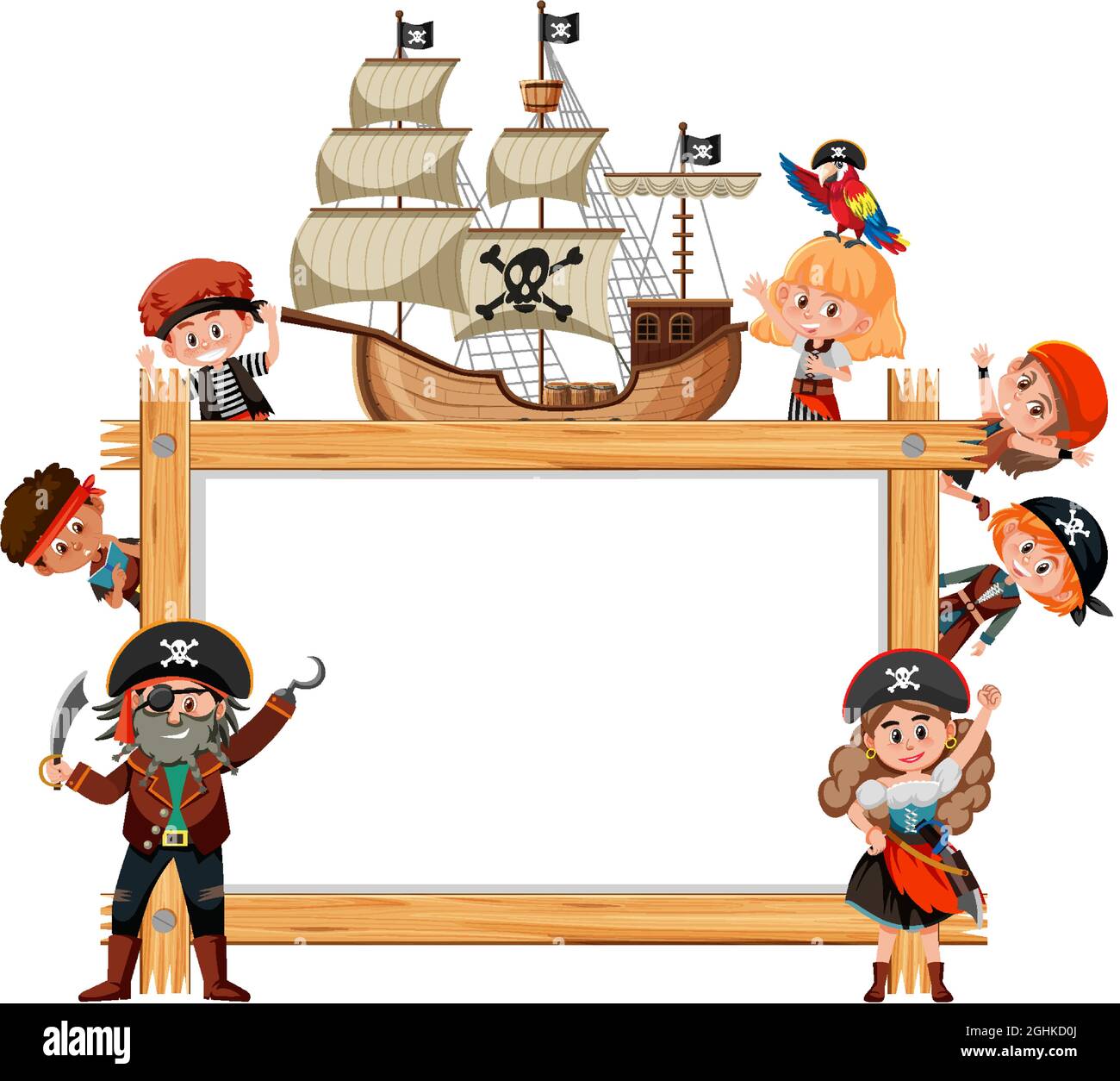 Pirate Border Clipart