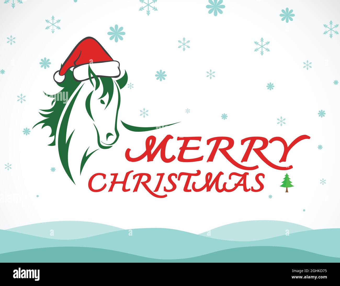 Donkey snow illustration Stock Vector Images - Alamy