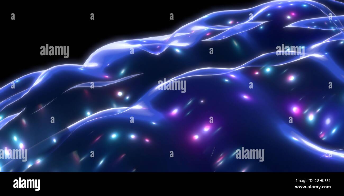Human brain isolated on black background - 3D illustration Stock Photo ...