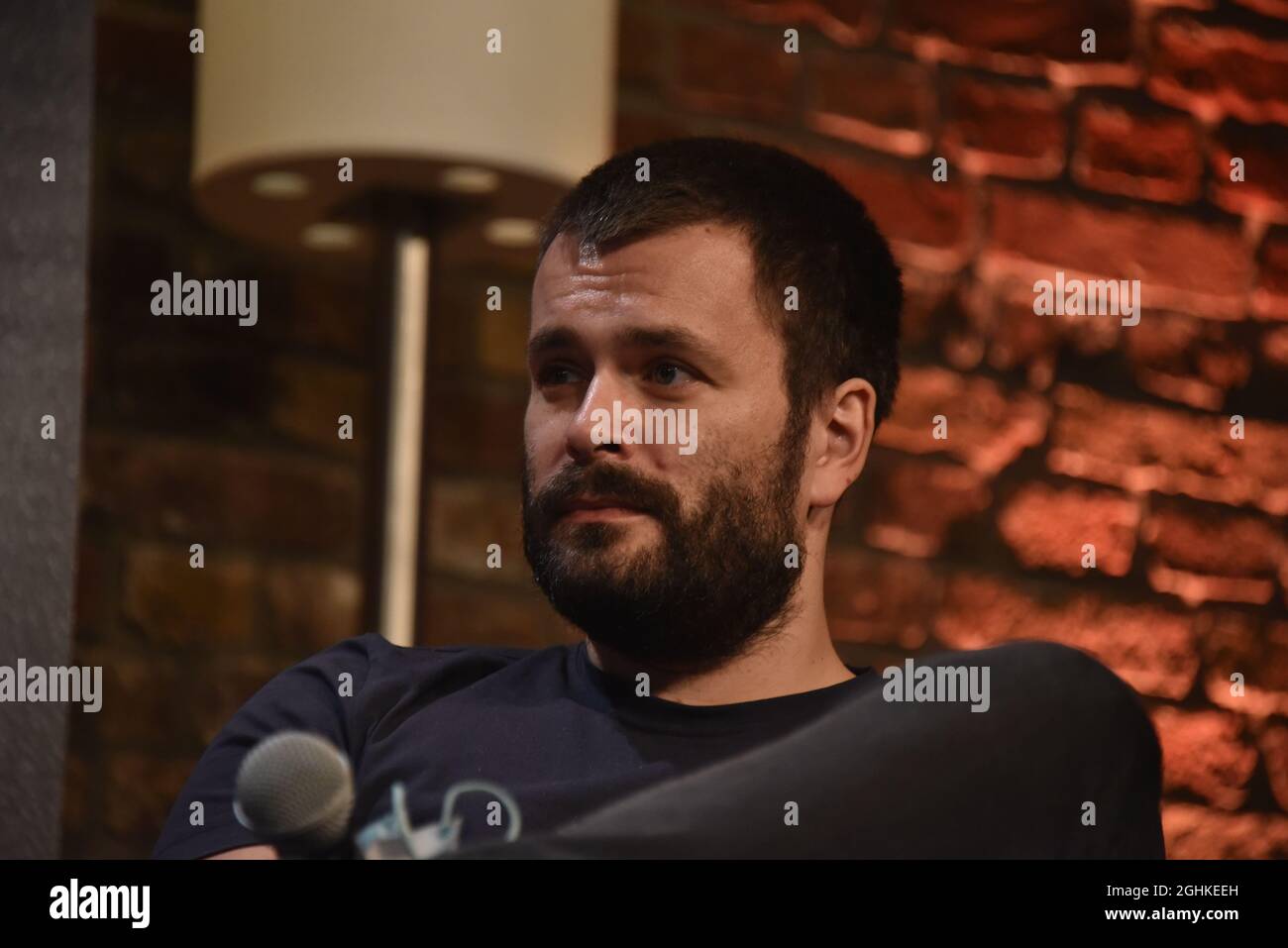 Cologne, Germany. 05th Sep, 2021. Journalist and podcaster Tilo Jung ...