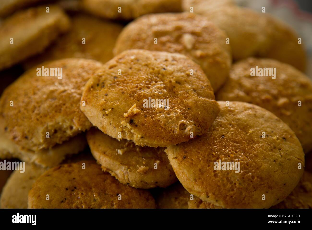 Pile of baked pastries and cookies Stock Photo - Alamy