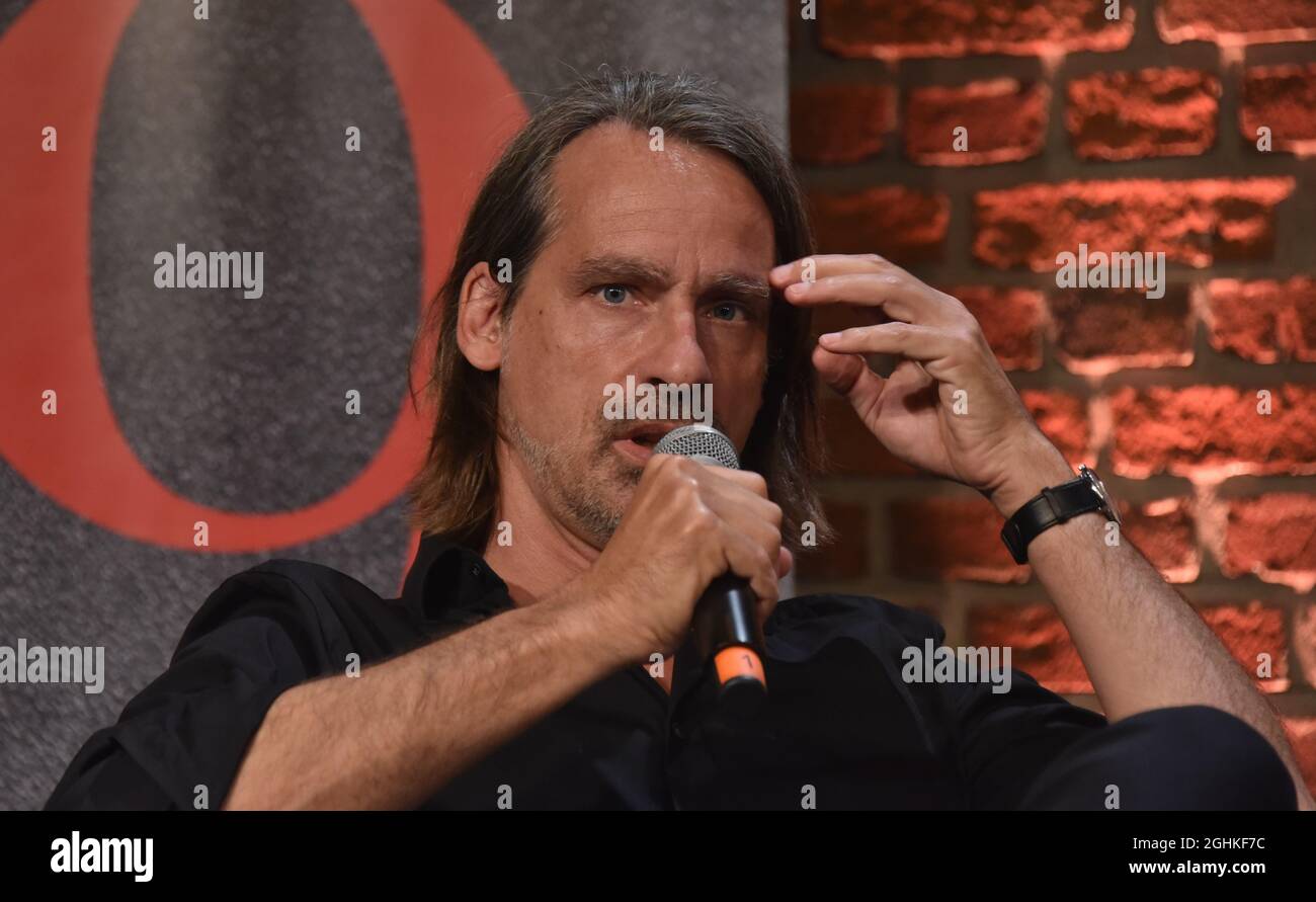 Cologne, Germany. 06th Sep, 2021. Philosopher and author Richard David ...