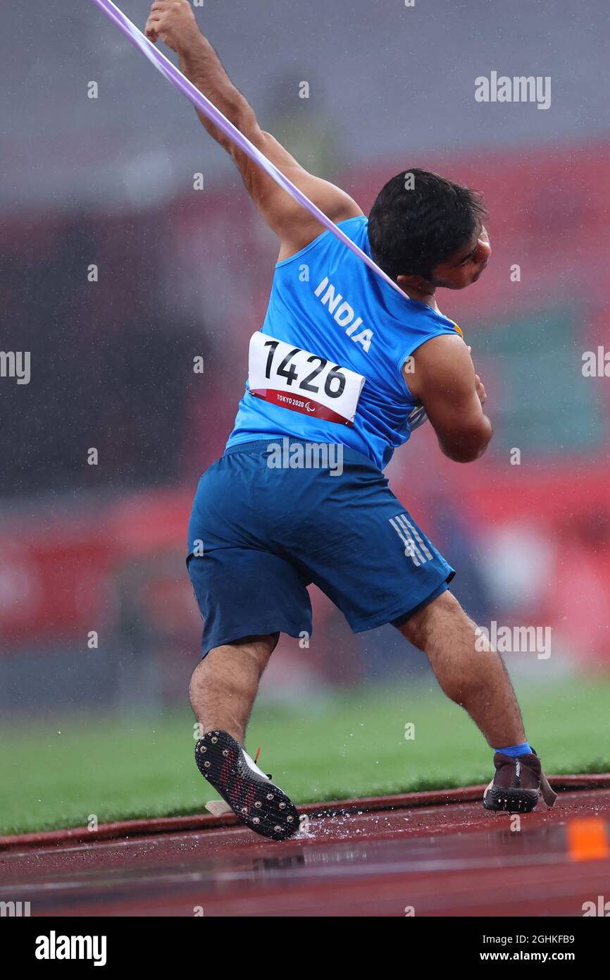 Tokyo, Japan. 4th Sep, 2021. NAVDEEP (IND) Athletics : Men's Javelin ...