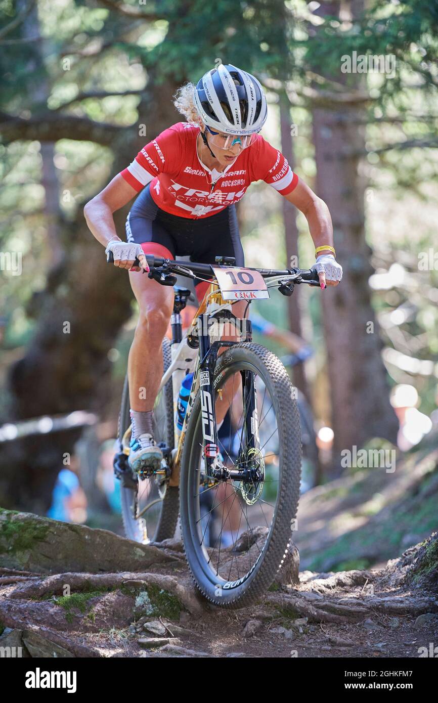 Lenzerheide, Schweiz. 5. September 2021. Jolanda Neff während des Cross ...