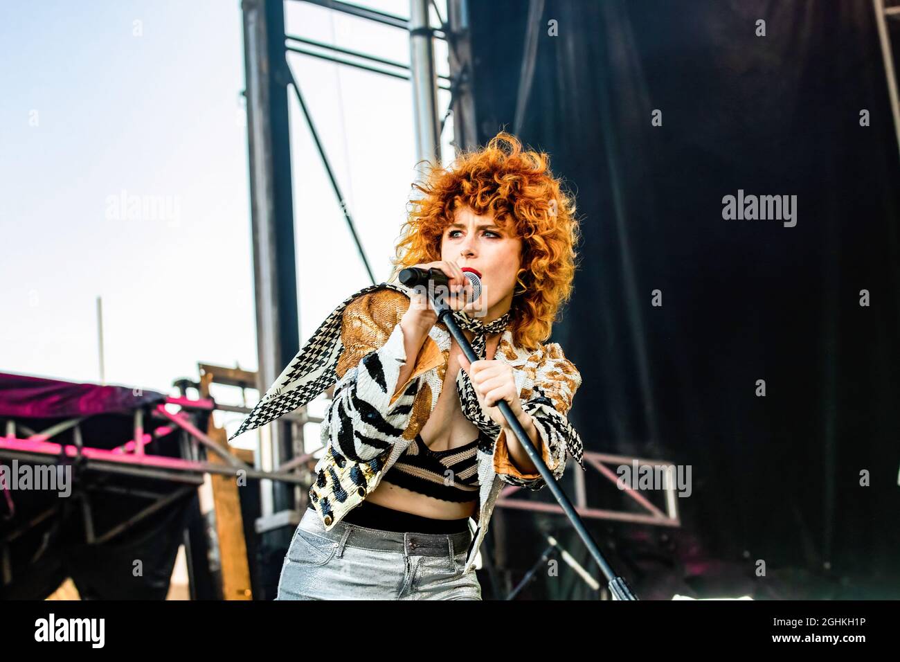 Kiesa Rae Ellestad known as Kiesza performs during the Together Again ...