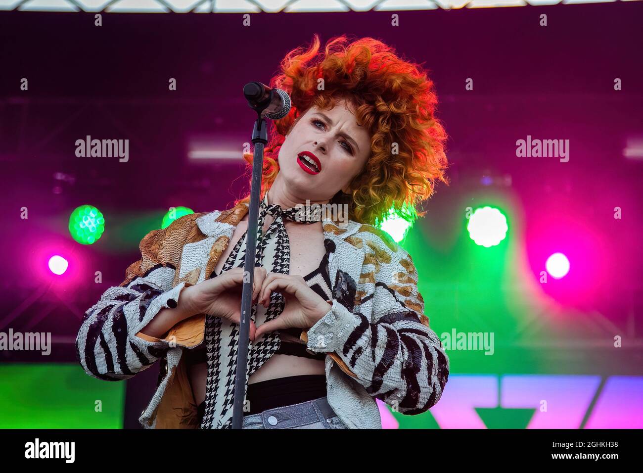 Edmonton, Canada. 05th Sep, 2021. Kiesa Rae Ellestad known as Kiesza ...