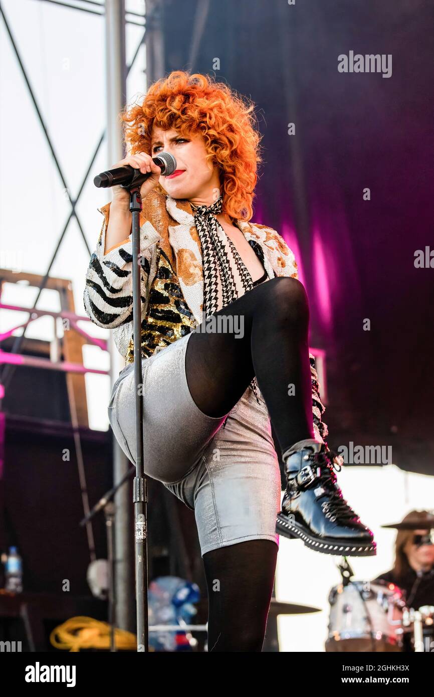 Edmonton, Canada. 05th Sep, 2021. Kiesa Rae Ellestad known as Kiesza ...