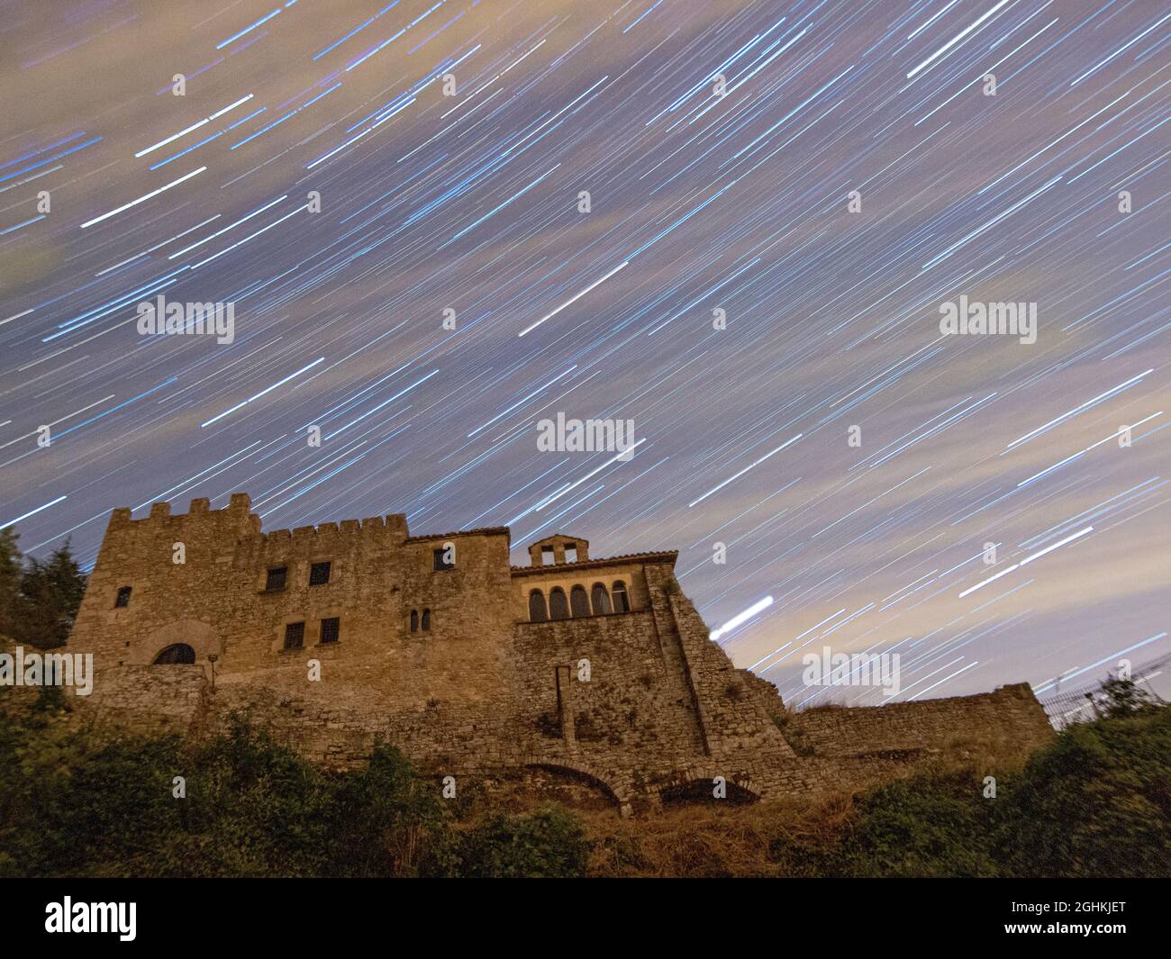 Long exposure sky at night Stock Photo - Alamy