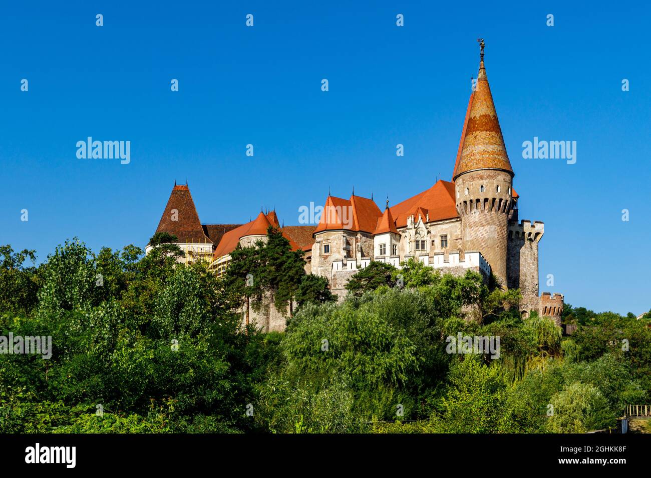 The Hunedoara Castle in Romania Stock Photo - Alamy