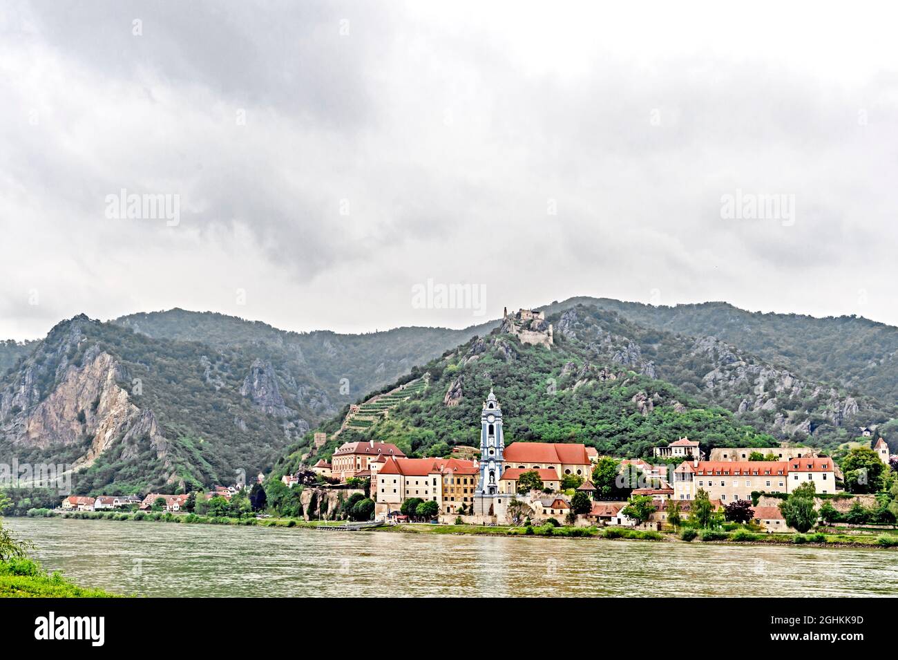 Blue church wachau valley durnstein hi-res stock photography and images ...