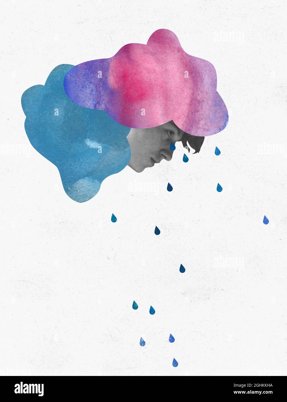 Air pollution. Contemporary art collage, modern creative design. Idea ...