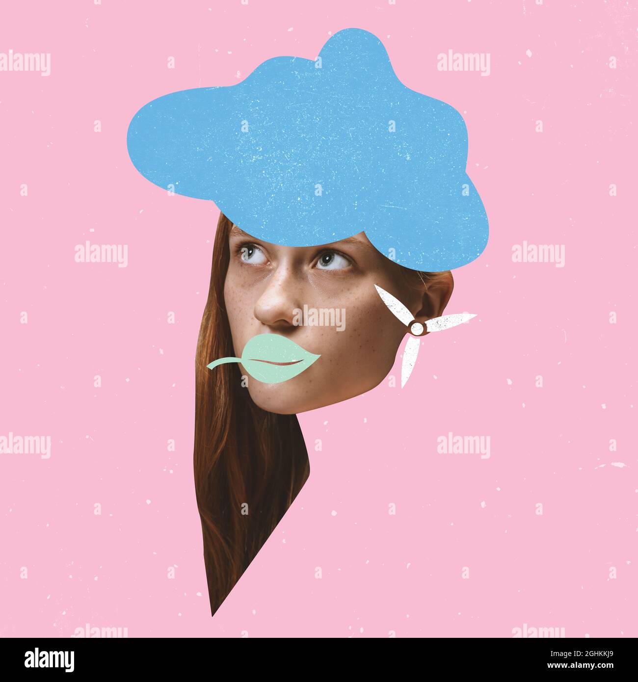 Contemporary art collage, modern creative design. Idea, inspiration ...