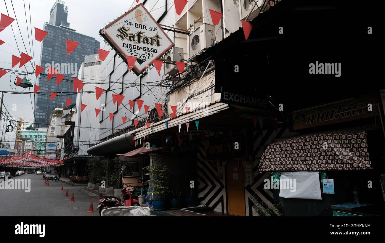 Thanon Patpong Entertainment Zone Bangkok Thailand Closed and Shuttered ...
