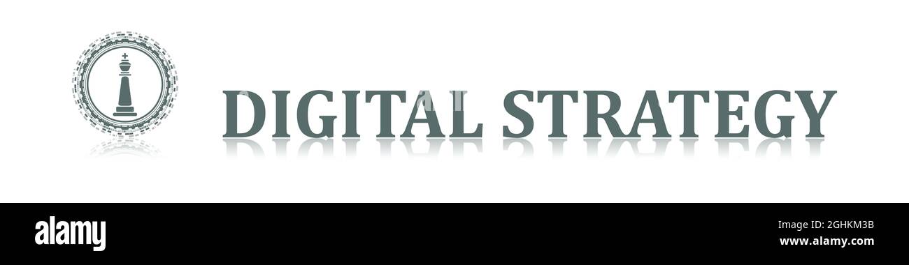 Illustration of a digital strategy concept Stock Photo - Alamy