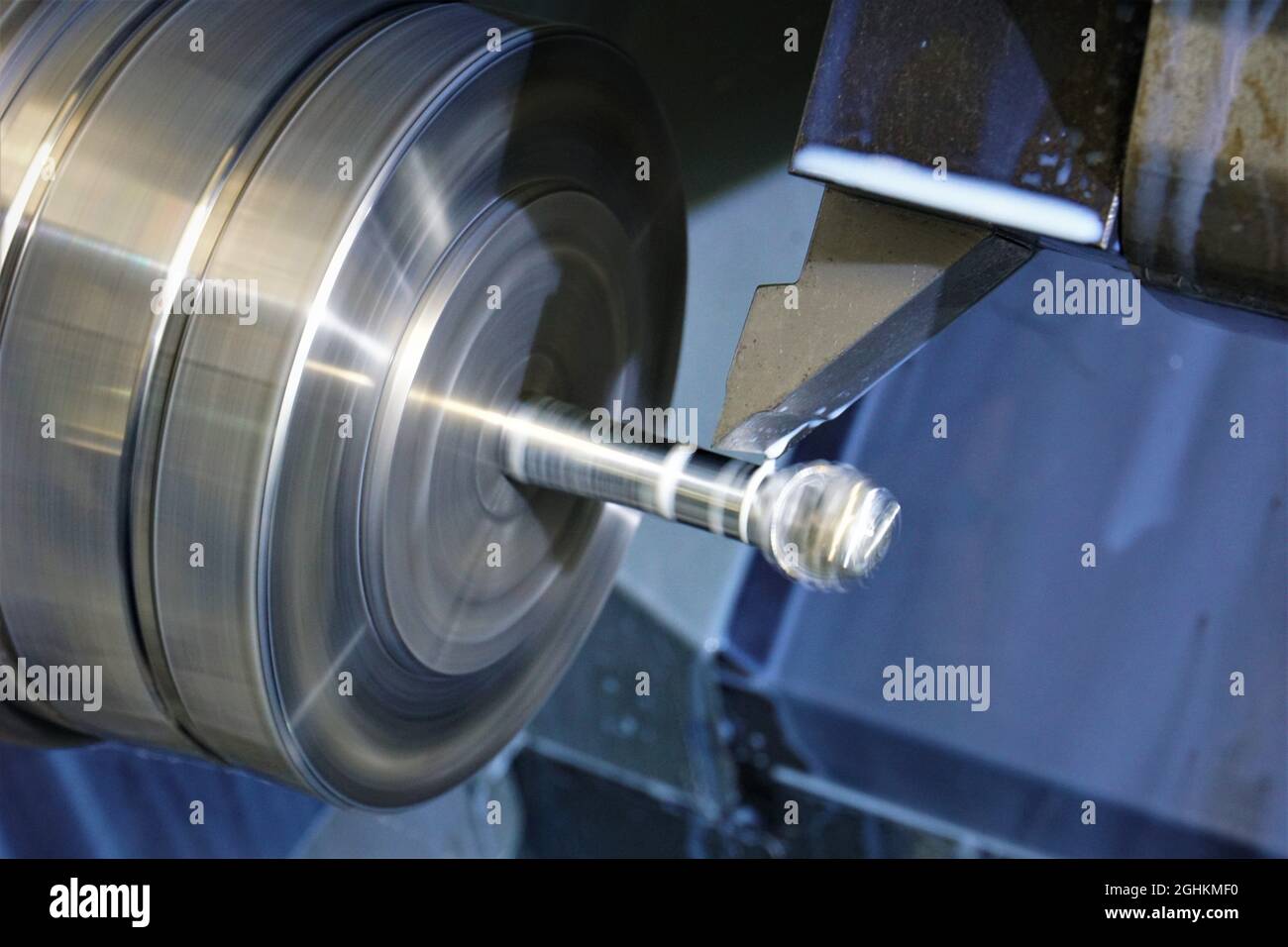 CNC machine turning Stock Photo - Alamy