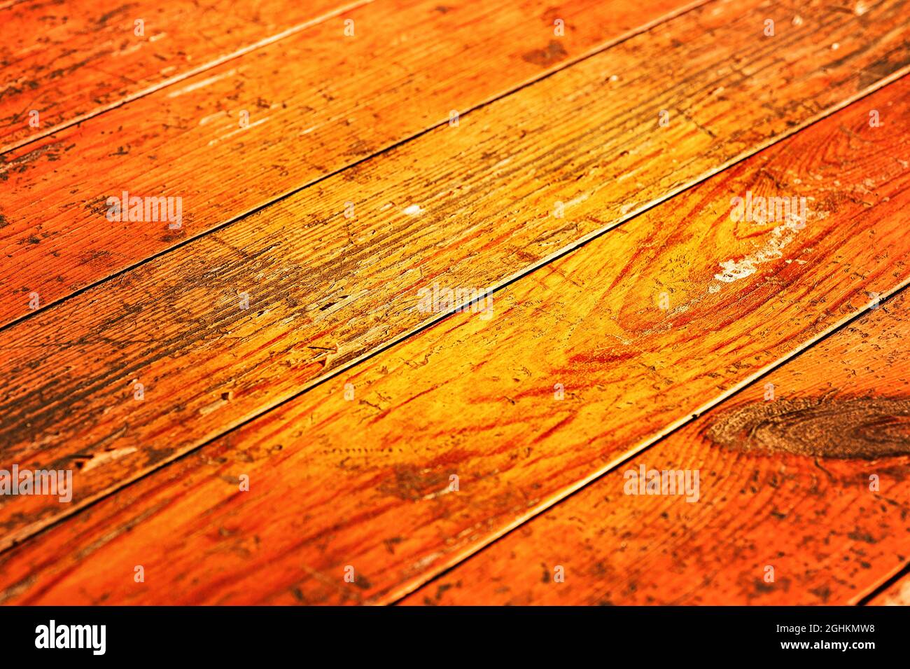 Warm colored wooden boarding texture. Orange wood texture Stock Photo ...