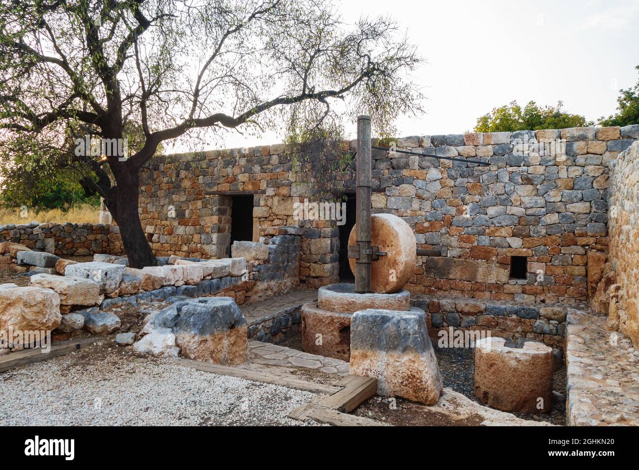 Ancient Traditional Greek Stone House High Resolution Stock Photography ...