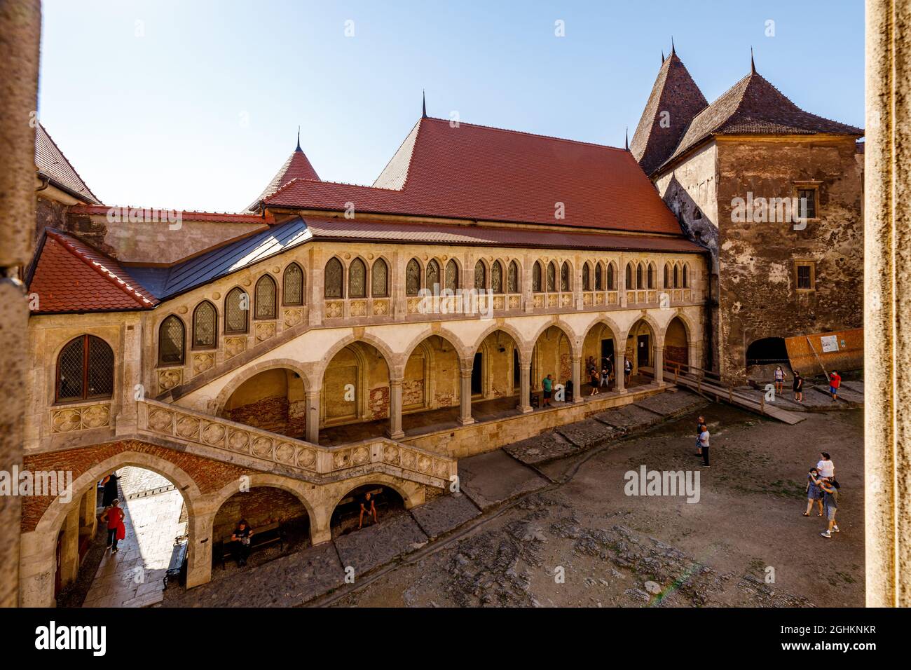 The Hunedoara Castle in Romania Stock Photo - Alamy