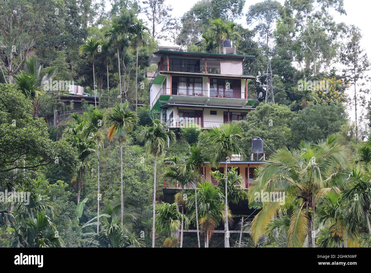 Rest houses in the cool climate Stock Photo - Alamy