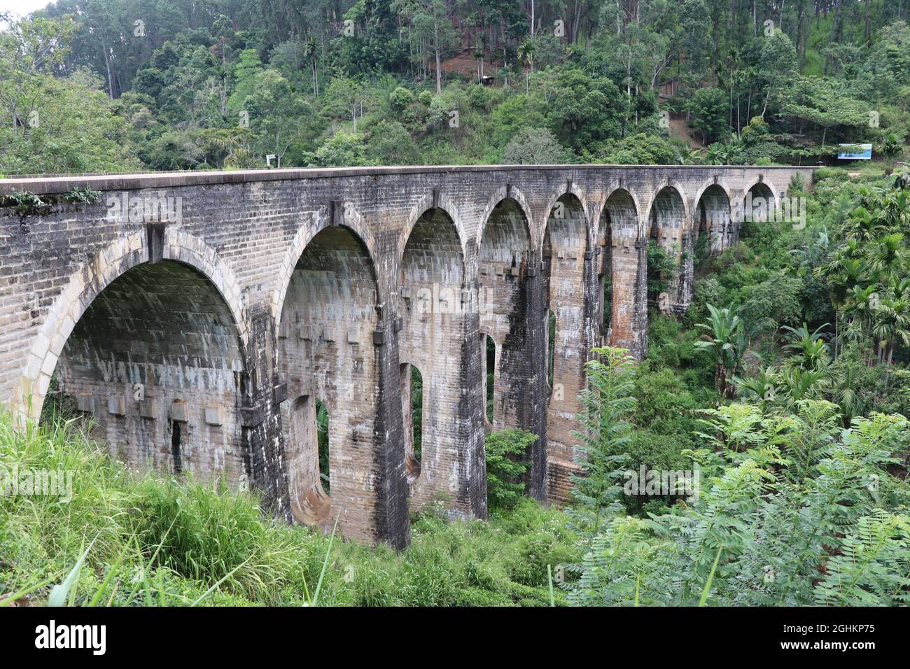 Nine arches of the nine arch bridge Stock Photo - Alamy