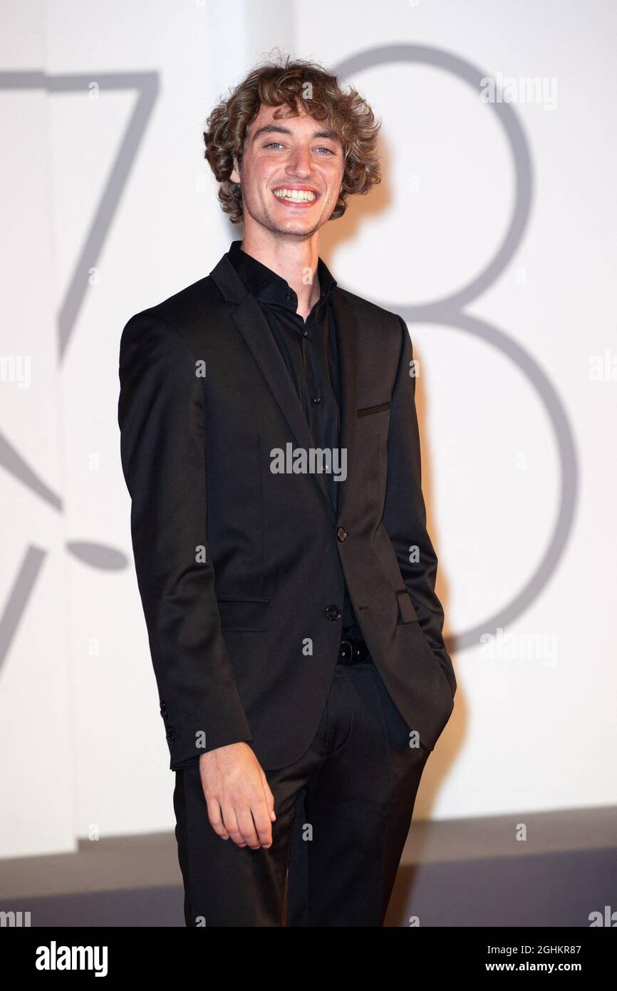 Luca Vergoni walking the red carpet for the premiere of the film La ...