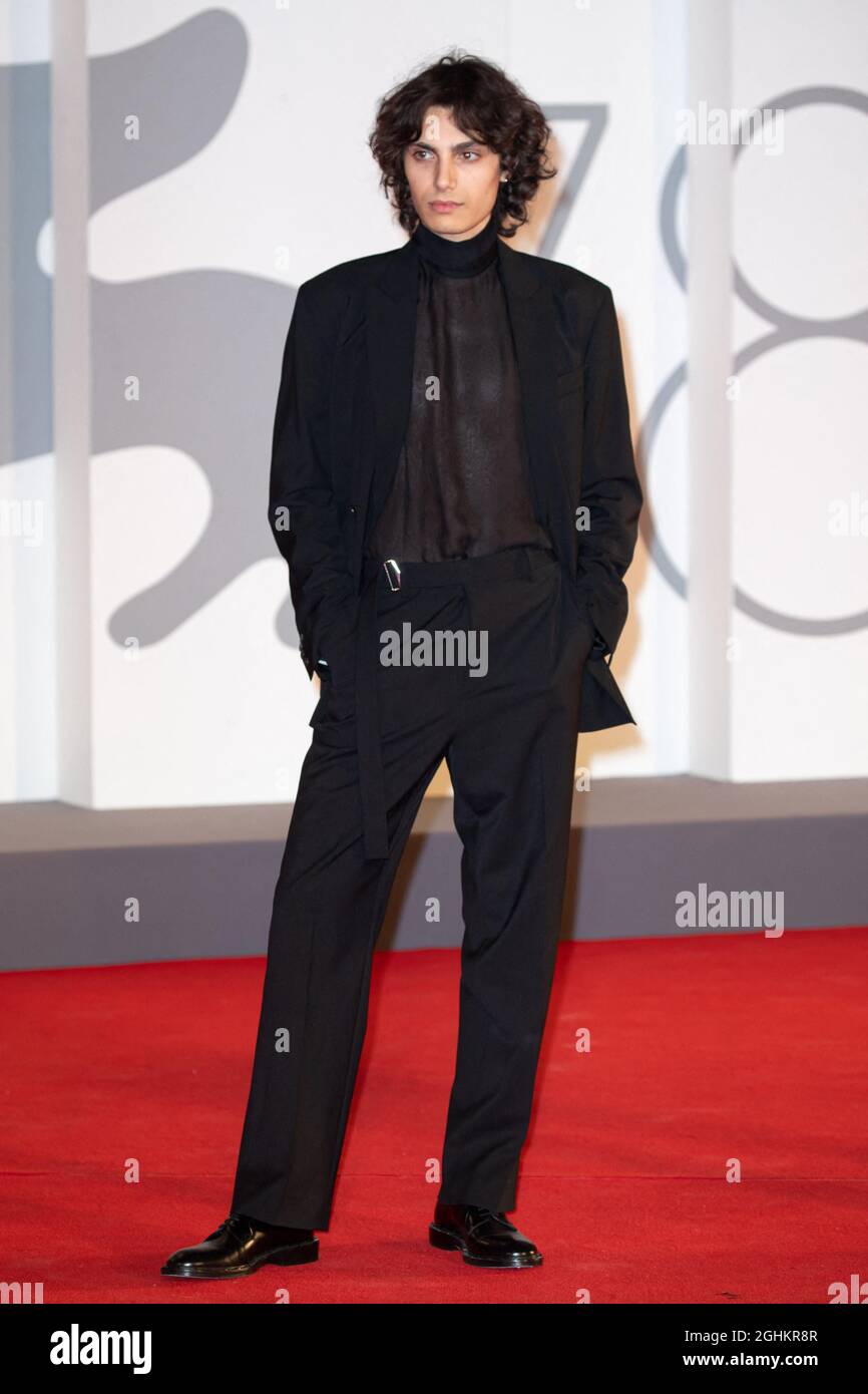 Francesco Cavallo walking the red carpet for the premiere of the film ...