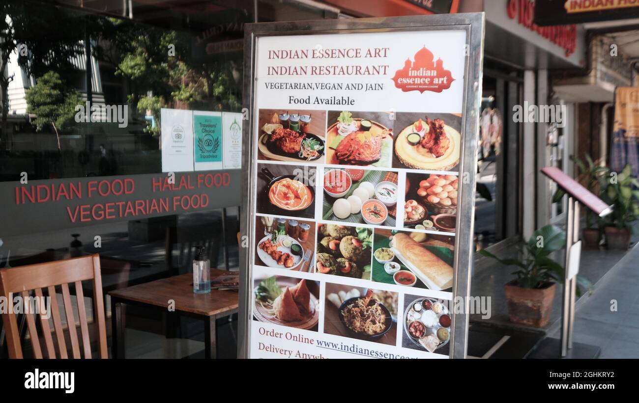 Indian restaurant exterior sign hi-res stock photography and images - Alamy