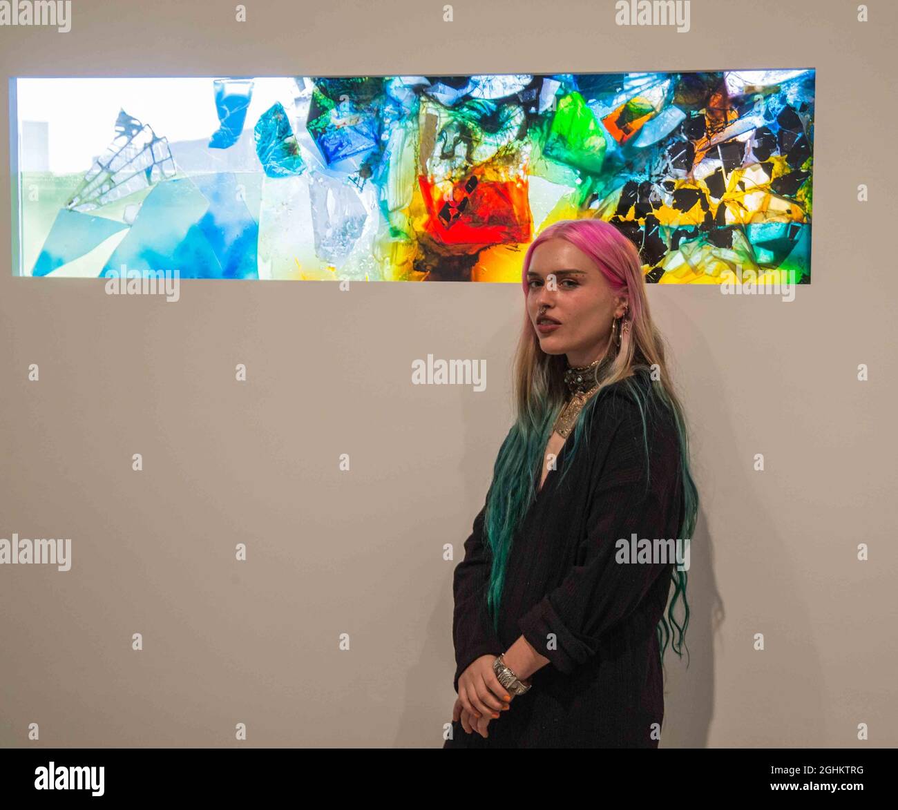 London UK 07 September 2021 Samara Scott Chrysanthenum.Mixing It Up ...