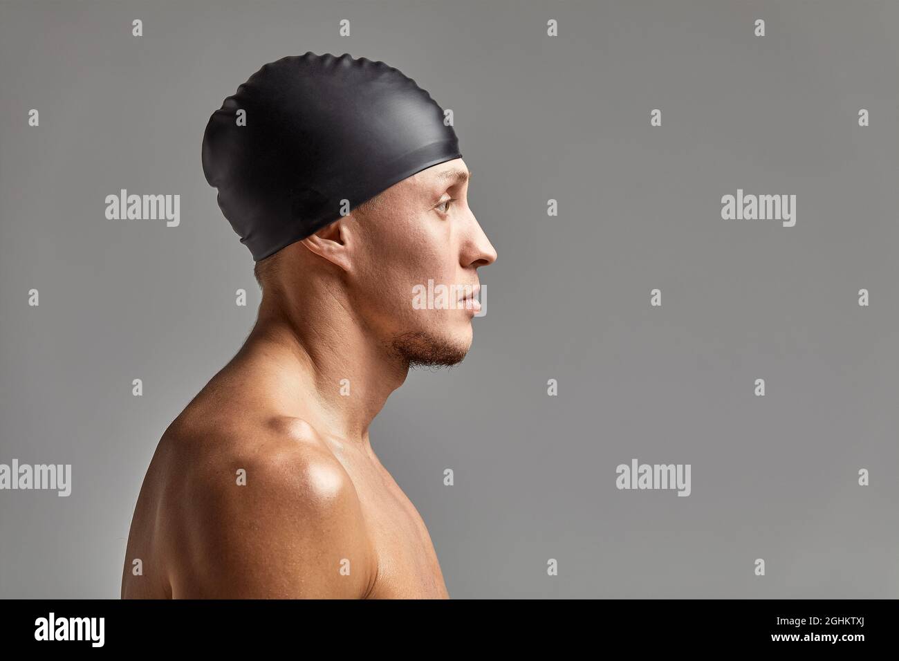 Swimmer side profile hi-res stock photography and images - Alamy