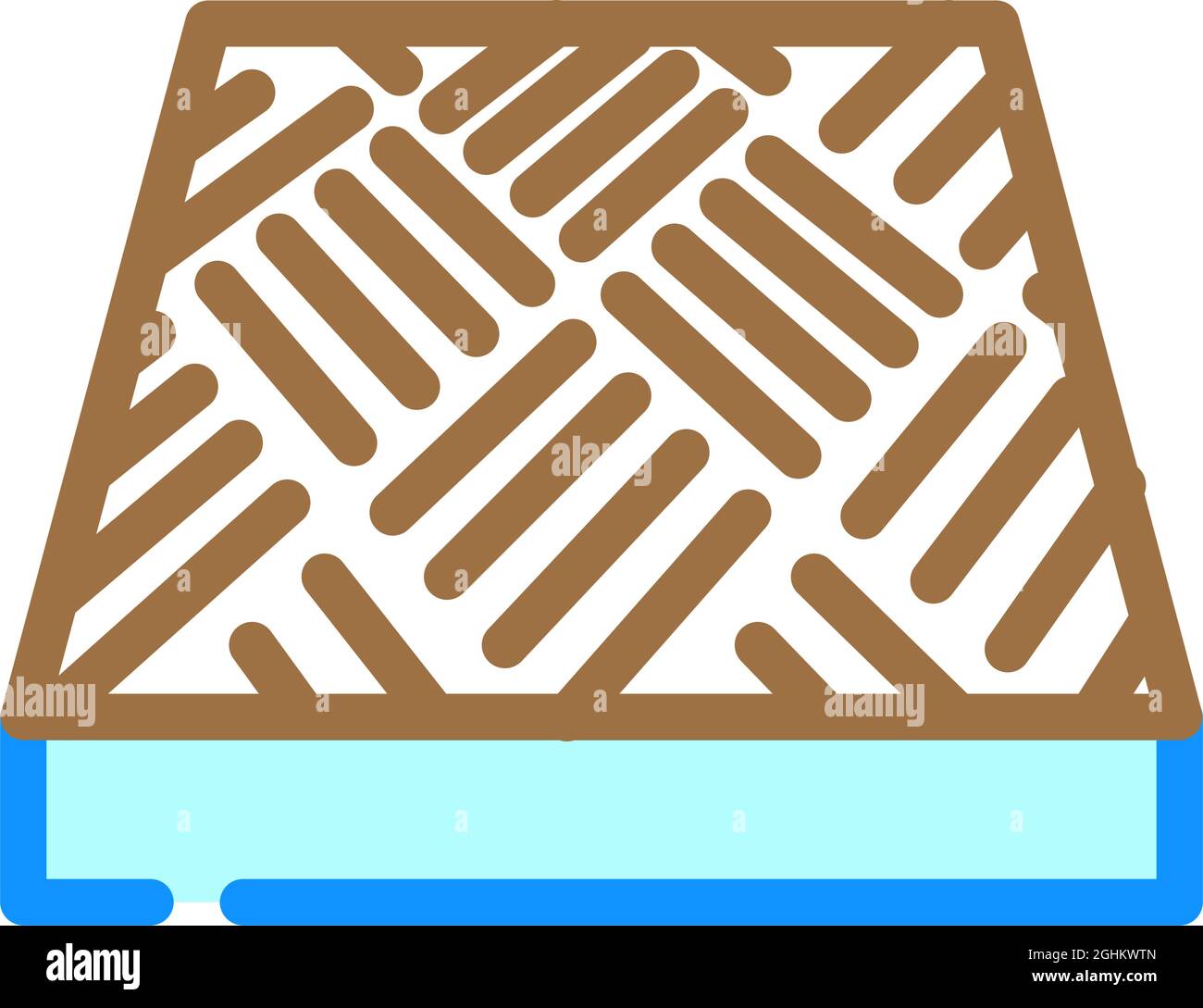 anti-slip flooring color icon vector illustration Stock Vector Image ...