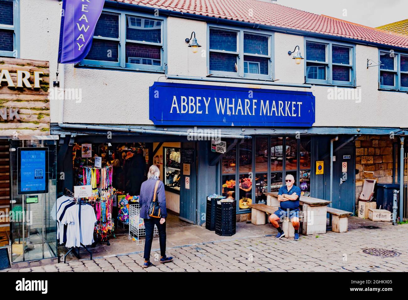 Abbey Wharf indoor market also known as the Shambles in Market Square ...