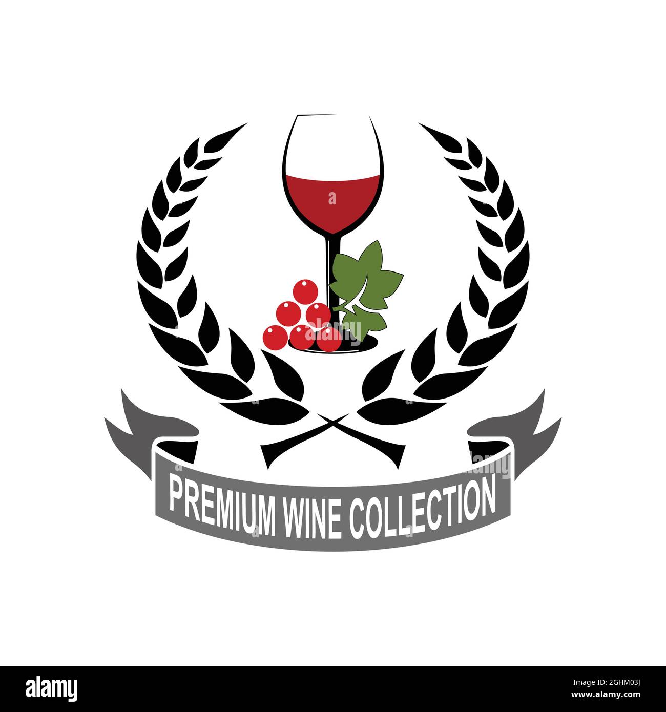 premium wine collection Stock Vector Image & Art - Alamy