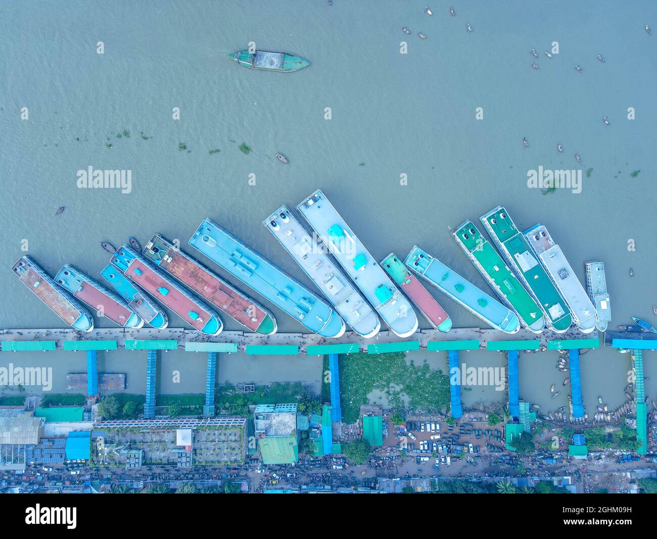 Dhaka, Dhaka, Bangladesh. 7th Sep, 2021. Dhaka River Port is the ...