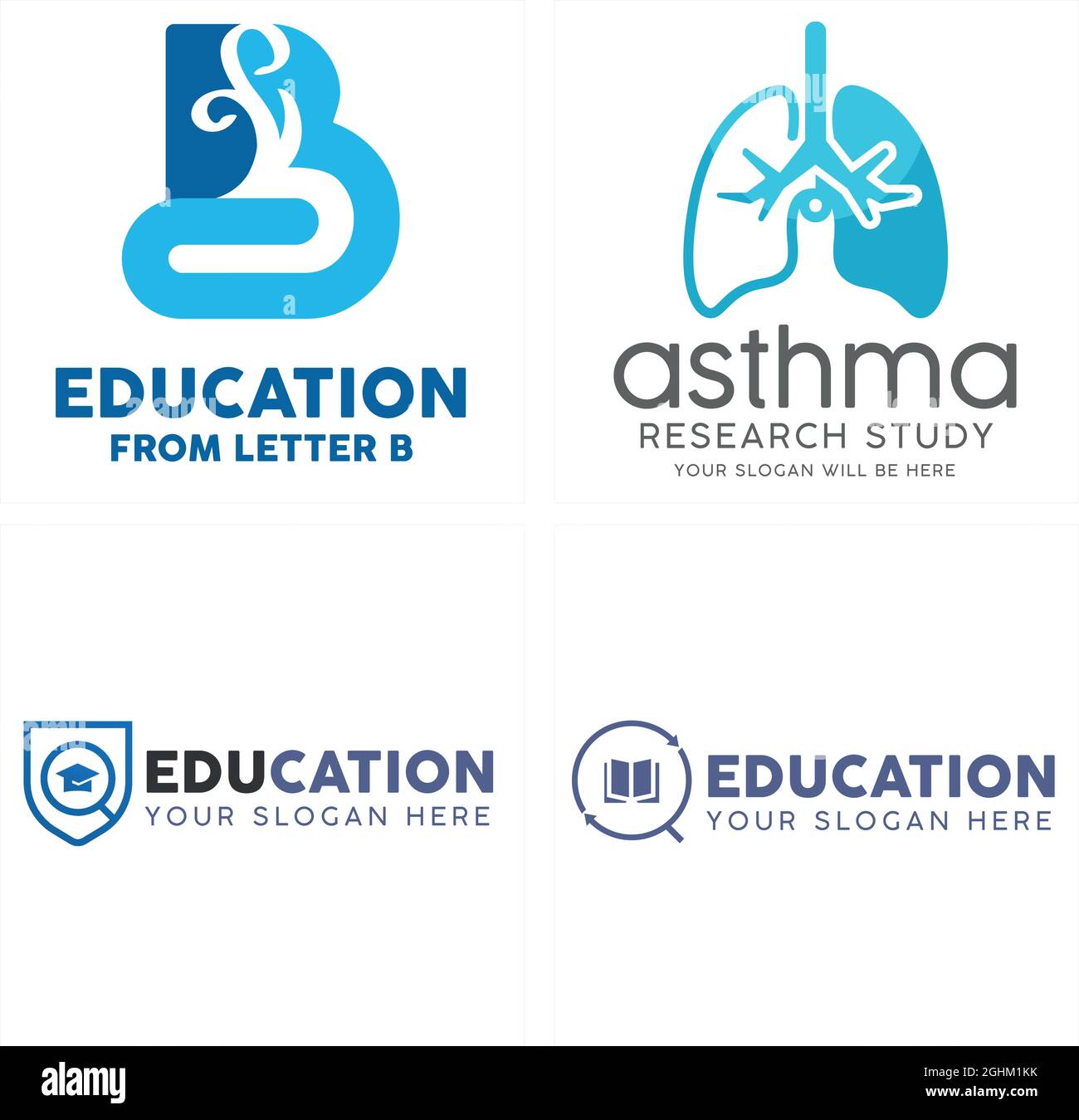 Internal organ disease education logo design Stock Vector Image & Art ...