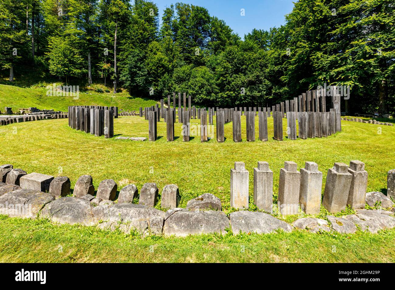The Dacian Ruins of Sarmizegetusa Regia in Romania Stock Photo - Alamy