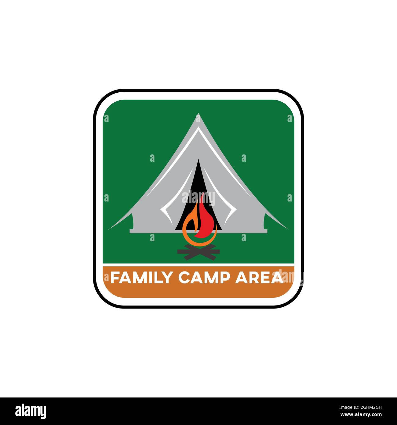 Campfire vector vectors hi-res stock photography and images - Alamy