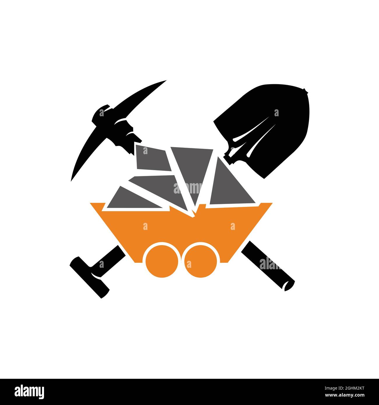logo design for mining purposes Stock Vector Image & Art - Alamy