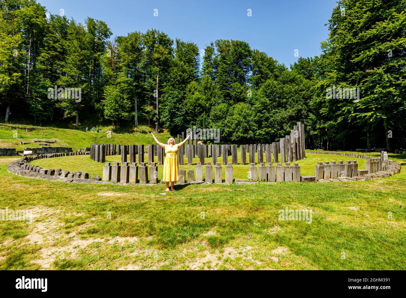 The Dacian Ruins of Sarmizegetusa Regia in Romania Stock Photo - Alamy