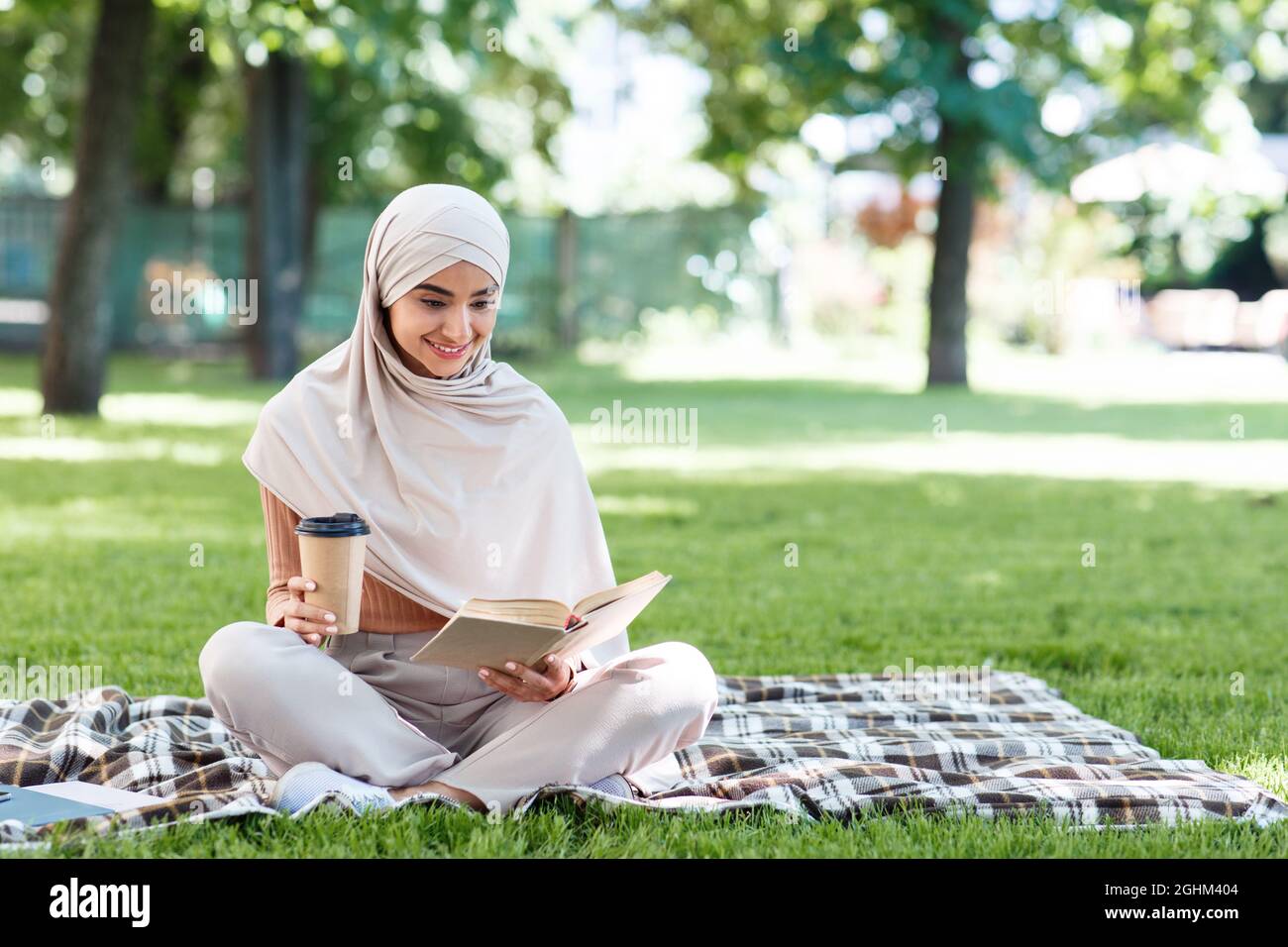 Smart hobby, leisure in free time, coffee break outdoor Stock Photo - Alamy