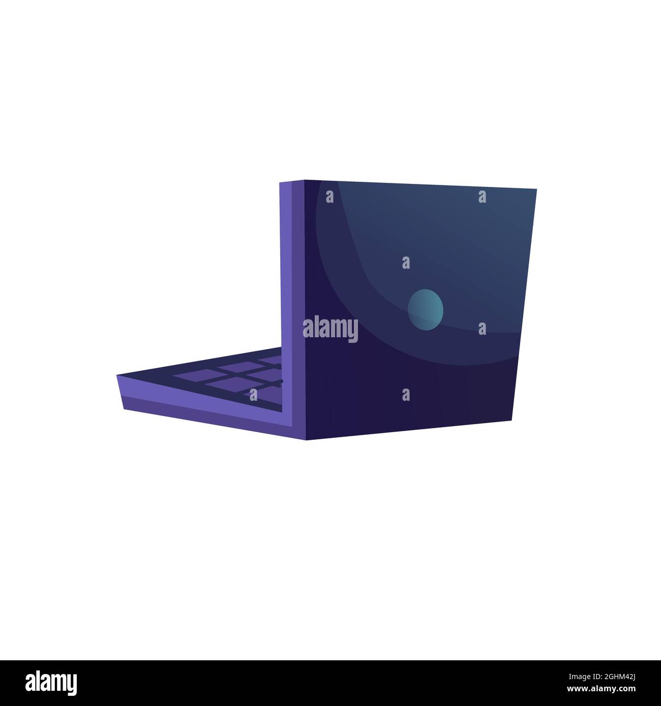 Flat cartoon laptop,electronic equipment,home appliances and modern ...