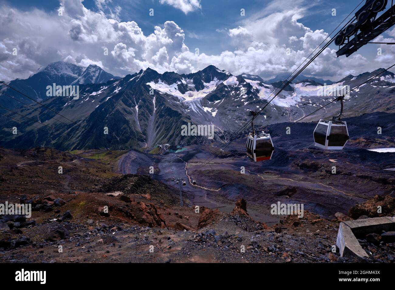 Mount elbrus base camp hi-res stock photography and images - Alamy