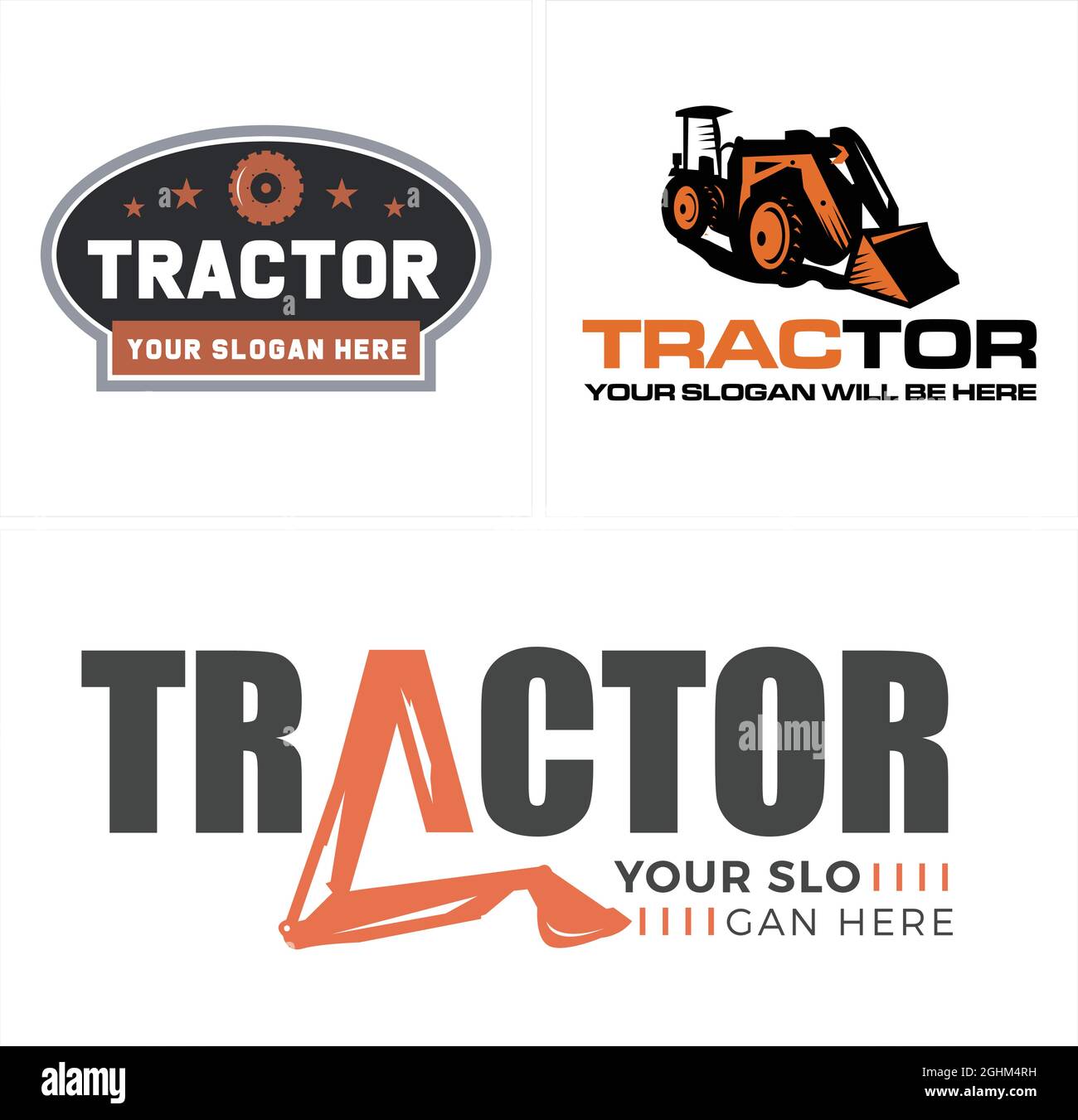 Business industrial tractor logo design Stock Vector Image & Art - Alamy