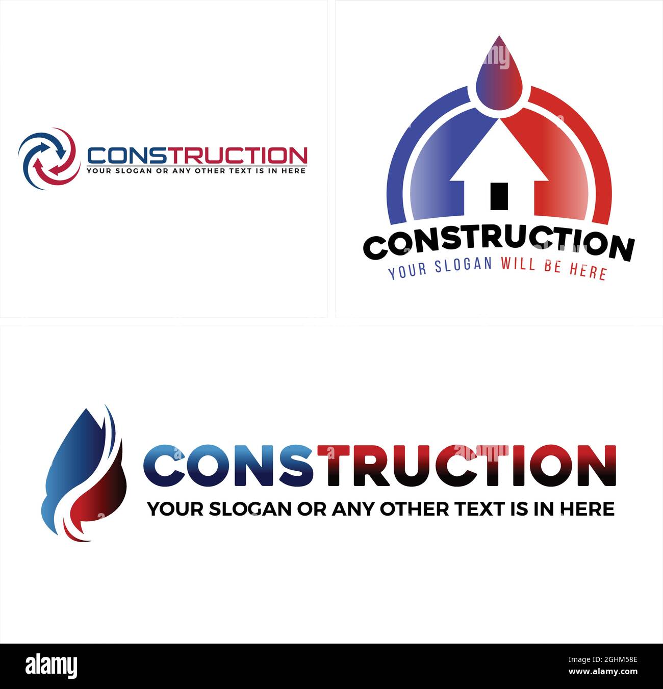 Air conditioning service ventilation arrow home logo design Stock ...