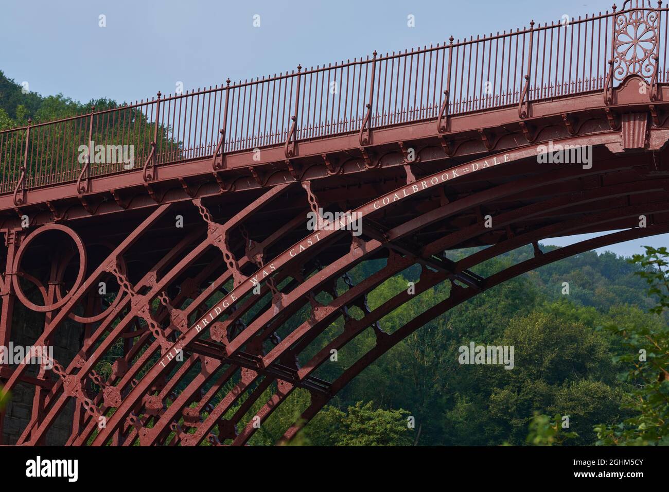 Ironbridge Shropshire West Midlands UK Worlds First Ironbridge Spanning ...