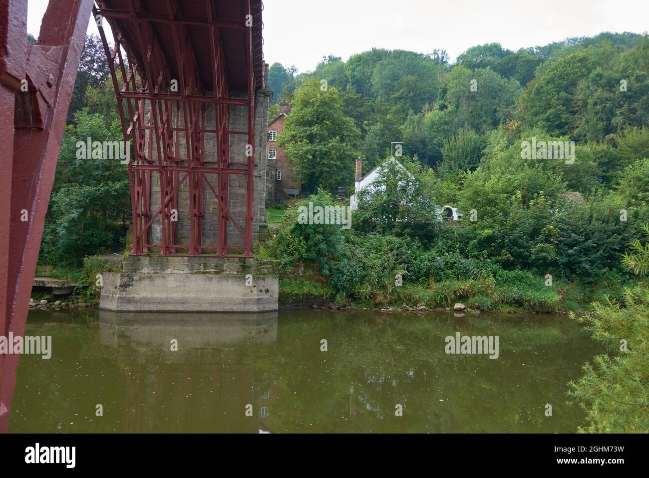 Shropshire West Midlands UK Worlds First Ironbridge Spanning River ...